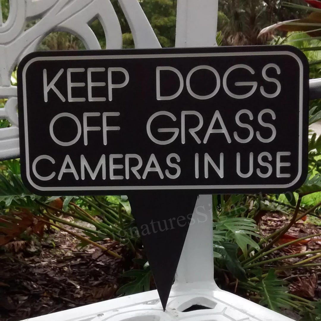 Dog Poop Sign, Dog Sign, Curb Your Dog, Please Clean up After Your Pet ...