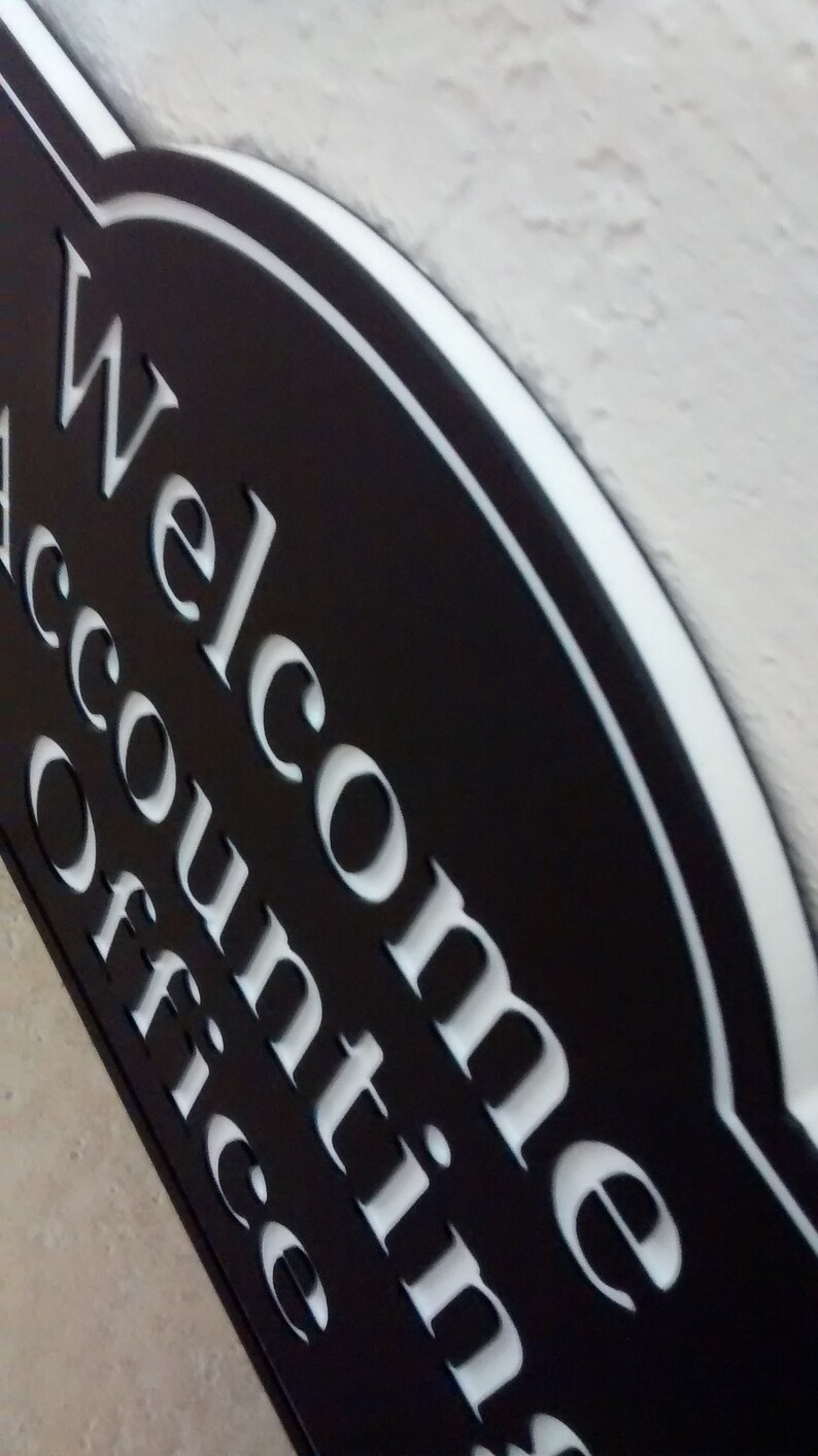 Custom Business Sign Office Sign Modern Business Sign - Etsy