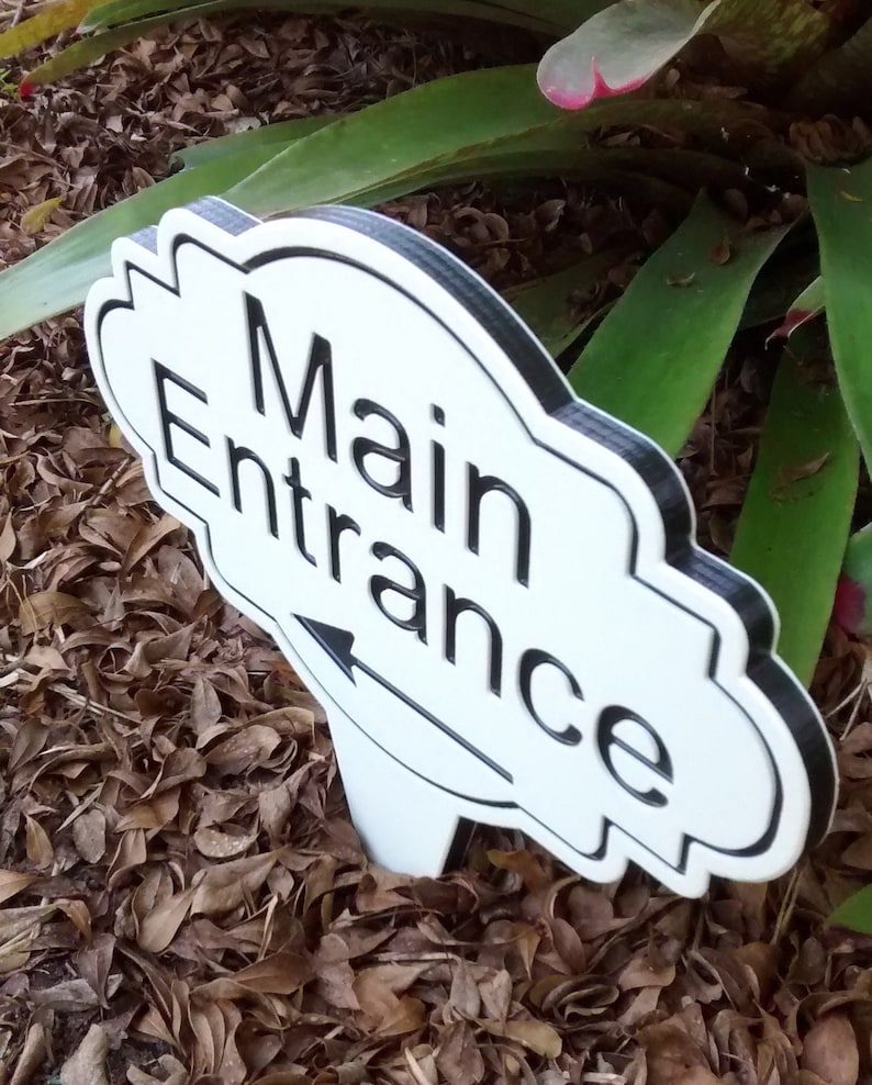 Entrance Sign Directional Sign Enter Sign Business Signage - Etsy