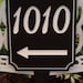 Arrow Address Sign House Number With Arrow House Number With - Etsy