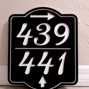 Multiple Address Stake Engraved, Shared Driveway Personalized Sign ...