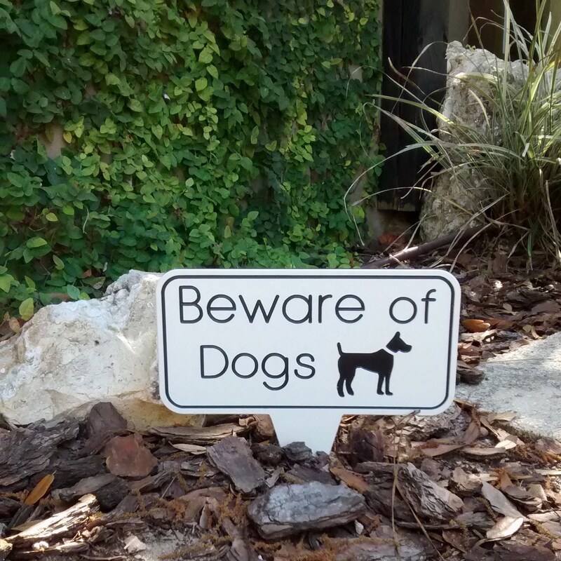 Beware of Dogs Sign - Etsy