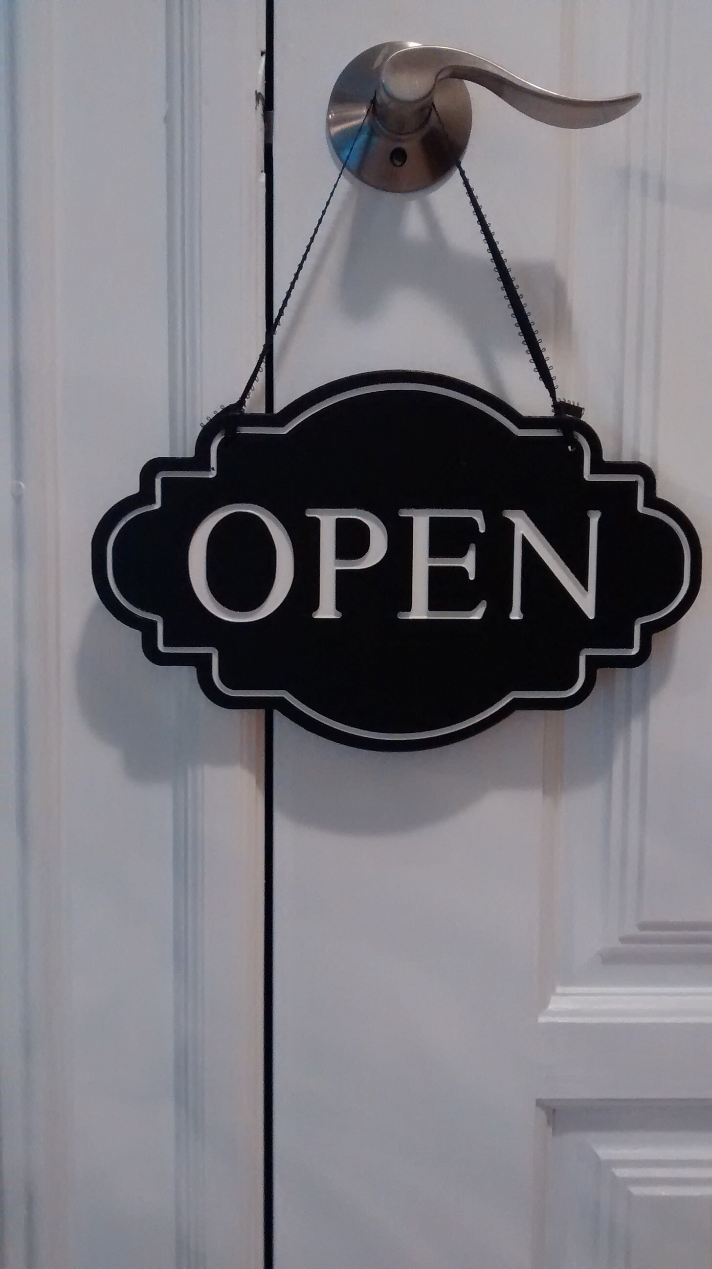 OPEN and CLOSED Open and Close Reversible Open and Closed | Etsy