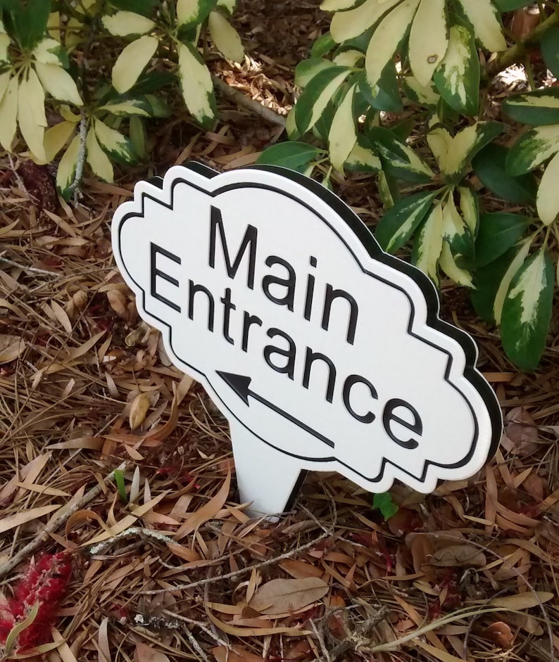 Entrance Sign Directional Sign Enter Sign Business Signage - Etsy