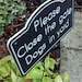 Please Close the Gate Dogs in Yard, Gate Closed Sign, Dog in Fence ...