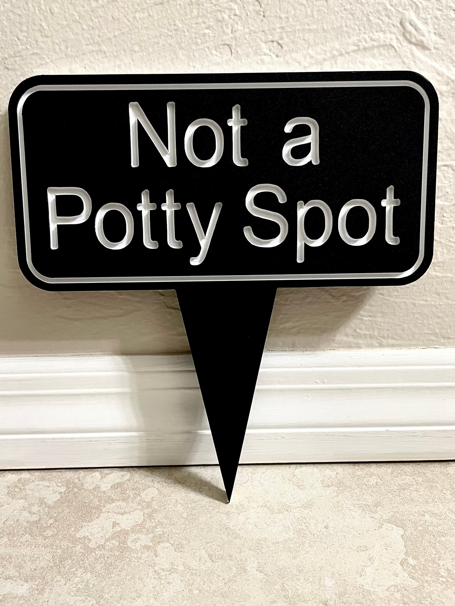 Not a Potty Spot Yard Sign, No Dog Pooping Lawn Sign, Dog Lover Gift - Etsy