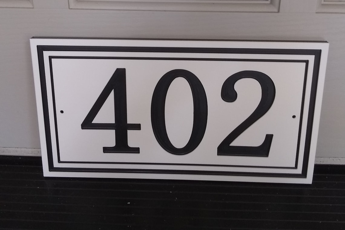 Address Plaque, Number Sign, Address Numbers, Address Sign, House ...