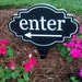 Entrance Sign, Directional Sign, Enter Sign, Business Signage, Front ...