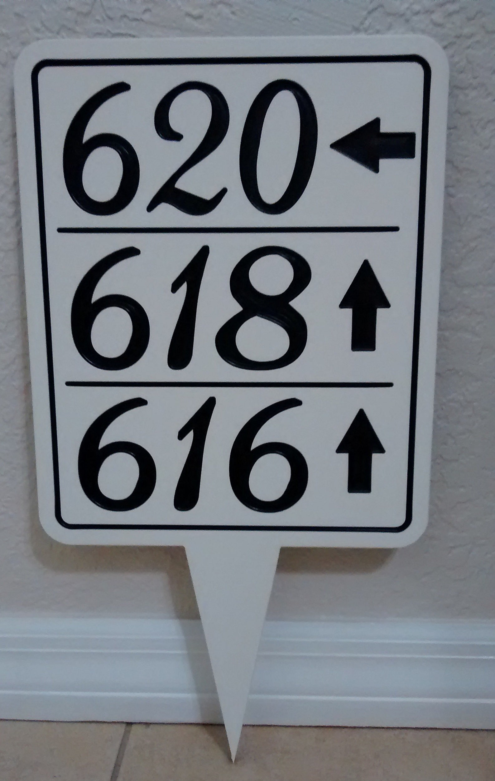 Arrow Address Sign House Number With Arrow House Number With - Etsy