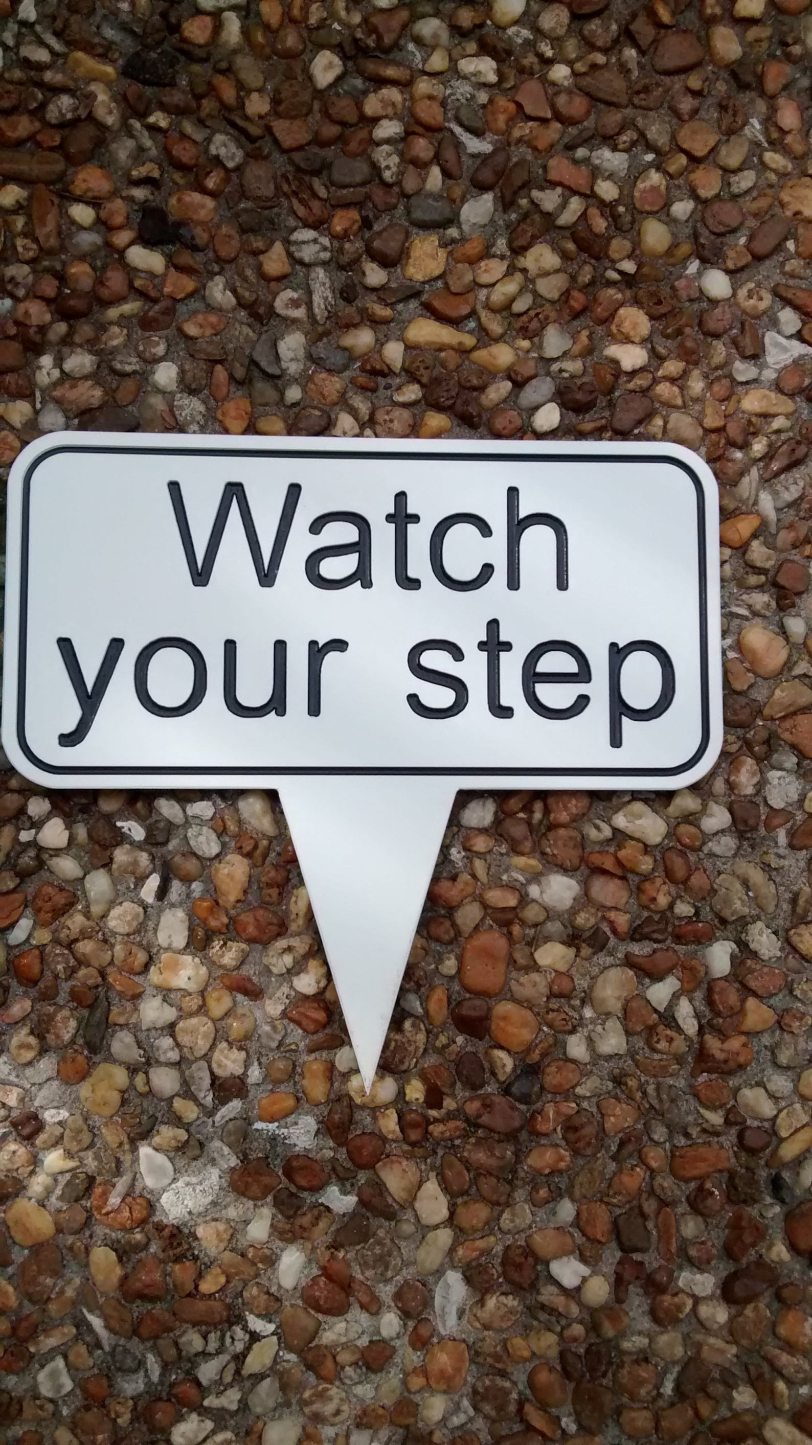Yard Sign, Caution Sign, Watch Your Step, Yard Decor, Custom Yard Sign ...