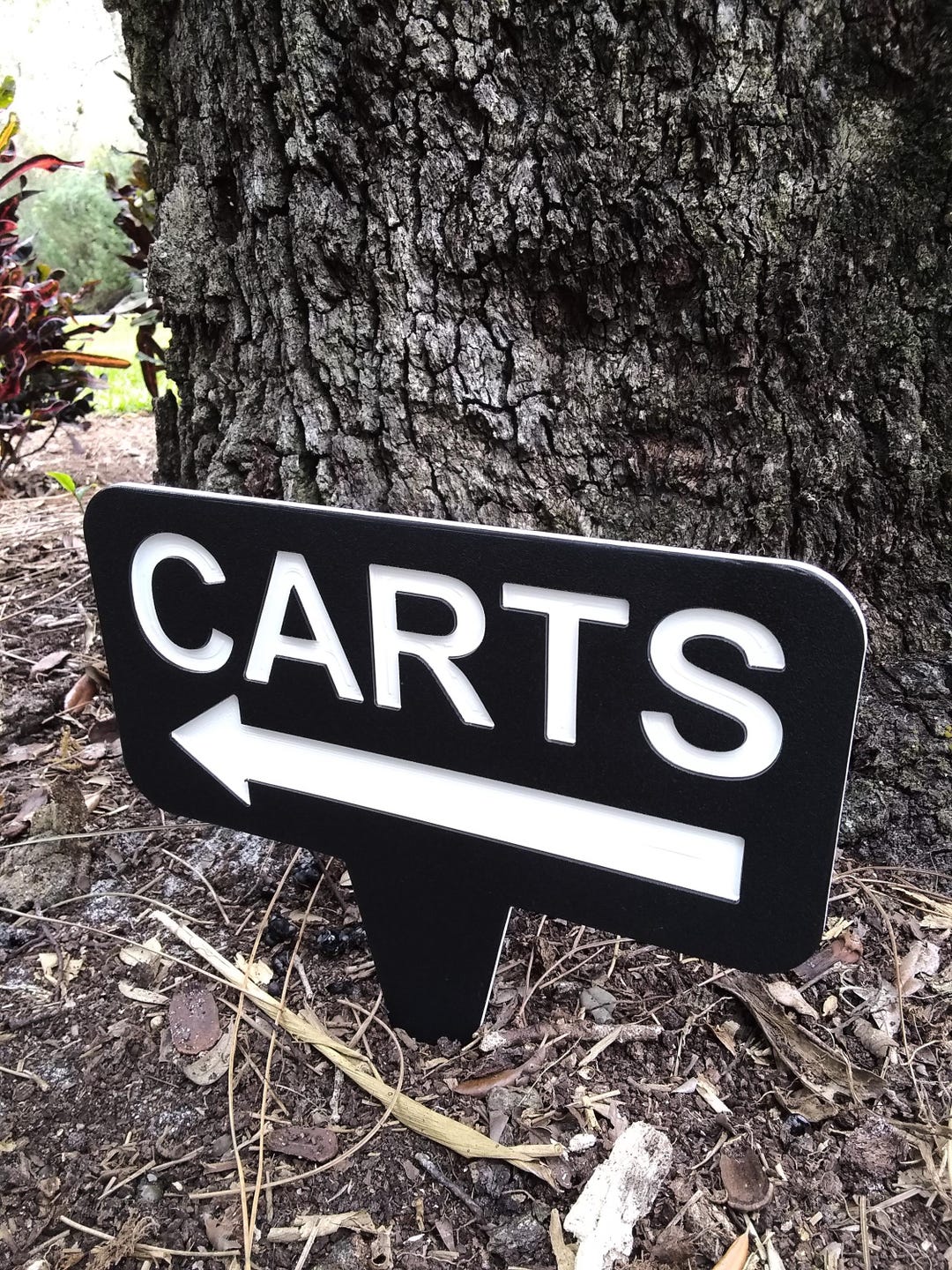 Custom Golf Course Signs, Carts With Arrow Signage. - Etsy