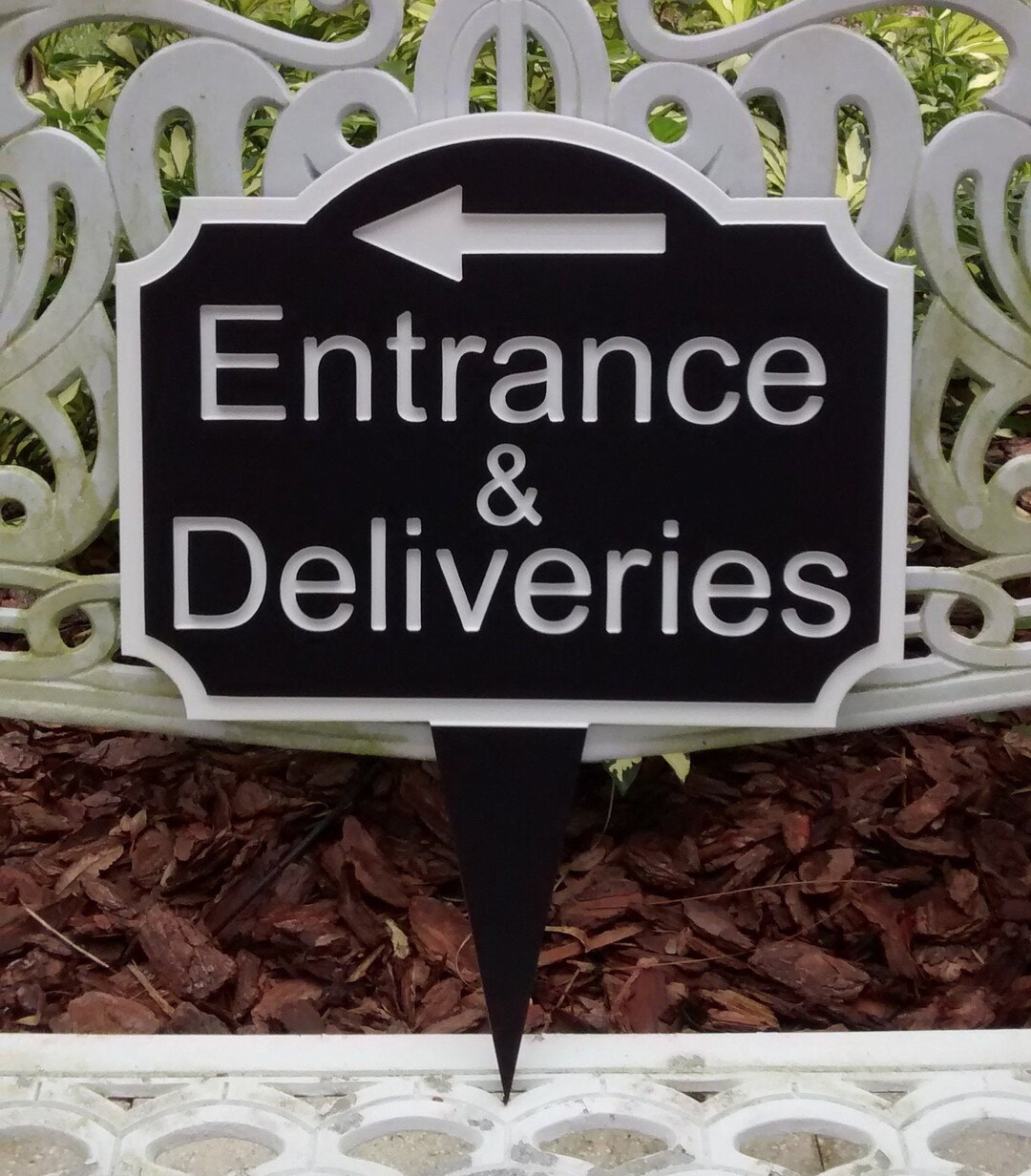 Entrance Sign, Shop Sign, Business Sign, Signs With Arrows, Office ...