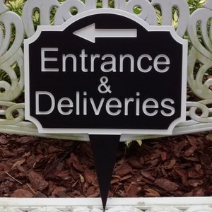 Entrance Sign, Shop Sign, Business Sign, Signs With Arrows, Office ...