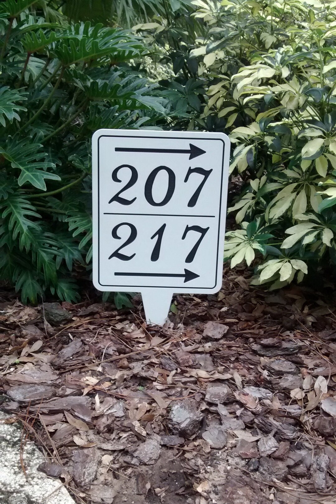 House Numbers With Arrow, Address Numbers, Address Numbers Sign, House ...