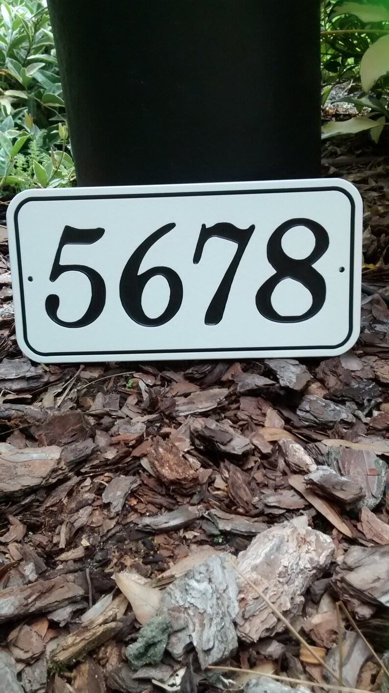Home Number Plaque, House Numbers, House Number Sign, Address Sign ...