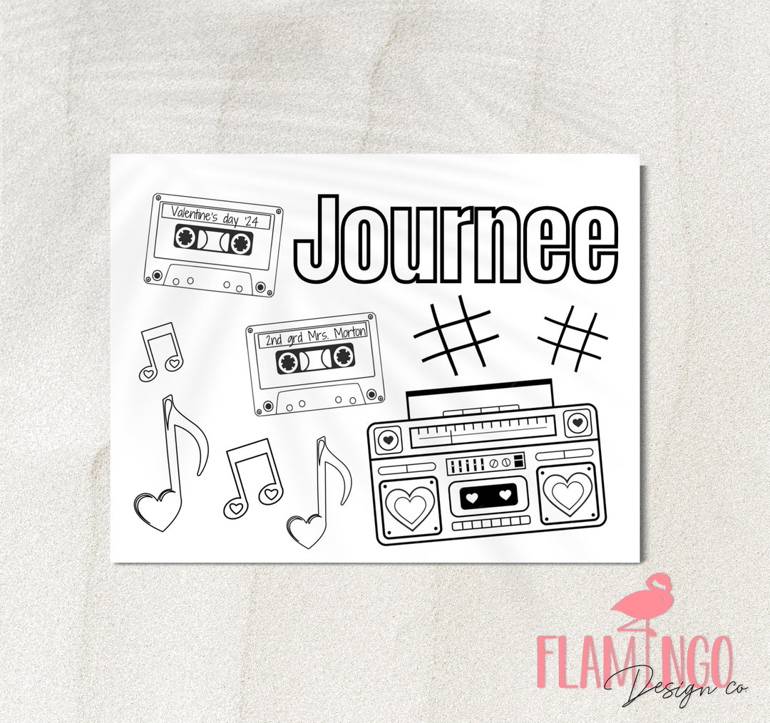 Mixtape Color Sheet Custom Valentine Color Sheet Name Color Sheet Name ...