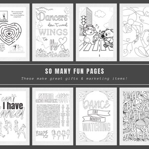 Dance Coloring Pages – 23 Page Printable Gift (instant Download) - Etsy