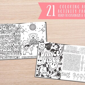 Dance Coloring Pages – 23 Page Printable Gift (instant Download) - Etsy