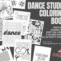 Styles of Dance Coloring Pages - Etsy