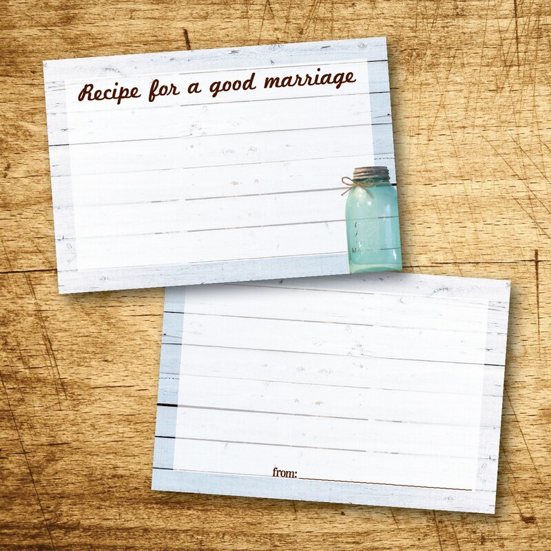 Recipe for Marriage - Etsy