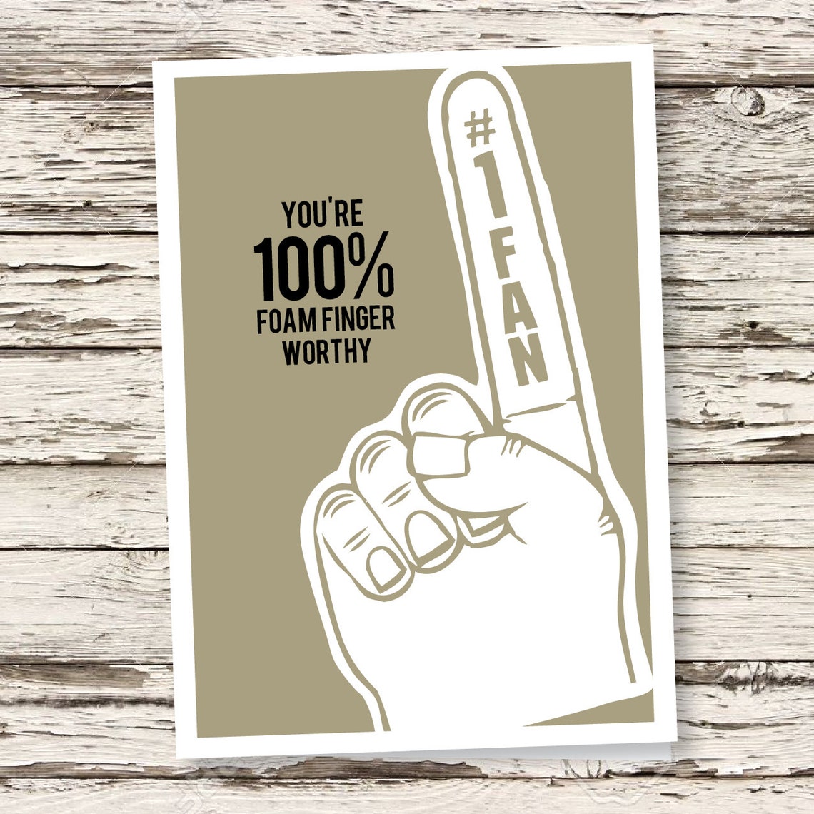 Woohoo Congratulations From 1 Fan With the Instant Downloadable Card - Etsy