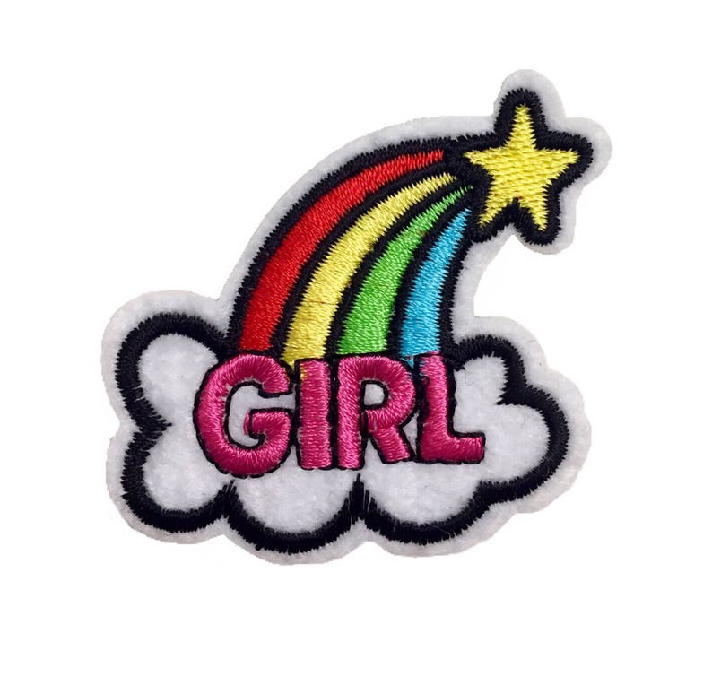 GIRL Iron-on Patch - Etsy
