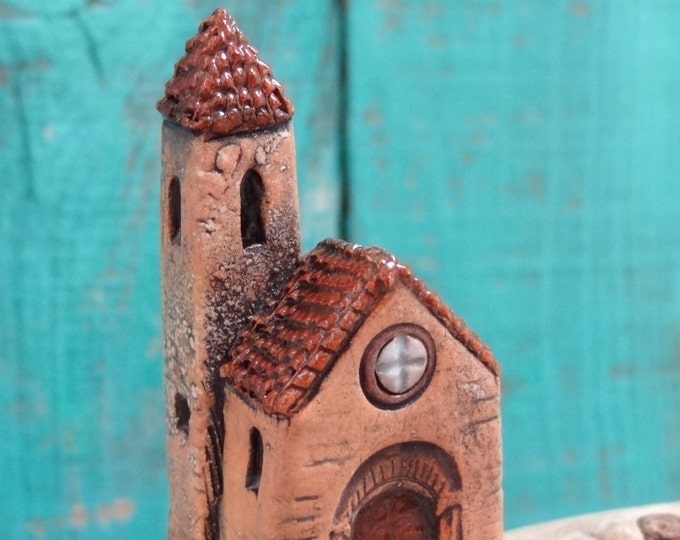 Miniature Medieval Church OOAK Ceramic Mini Handmade Sculpture House - Etsy