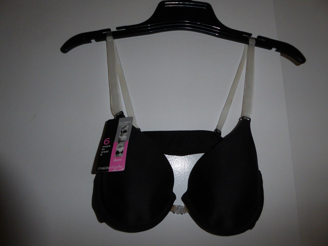 Vtg NOS Maidenform Six Way Invisible Strap Front Clip 36A Demi Bra - Etsy
