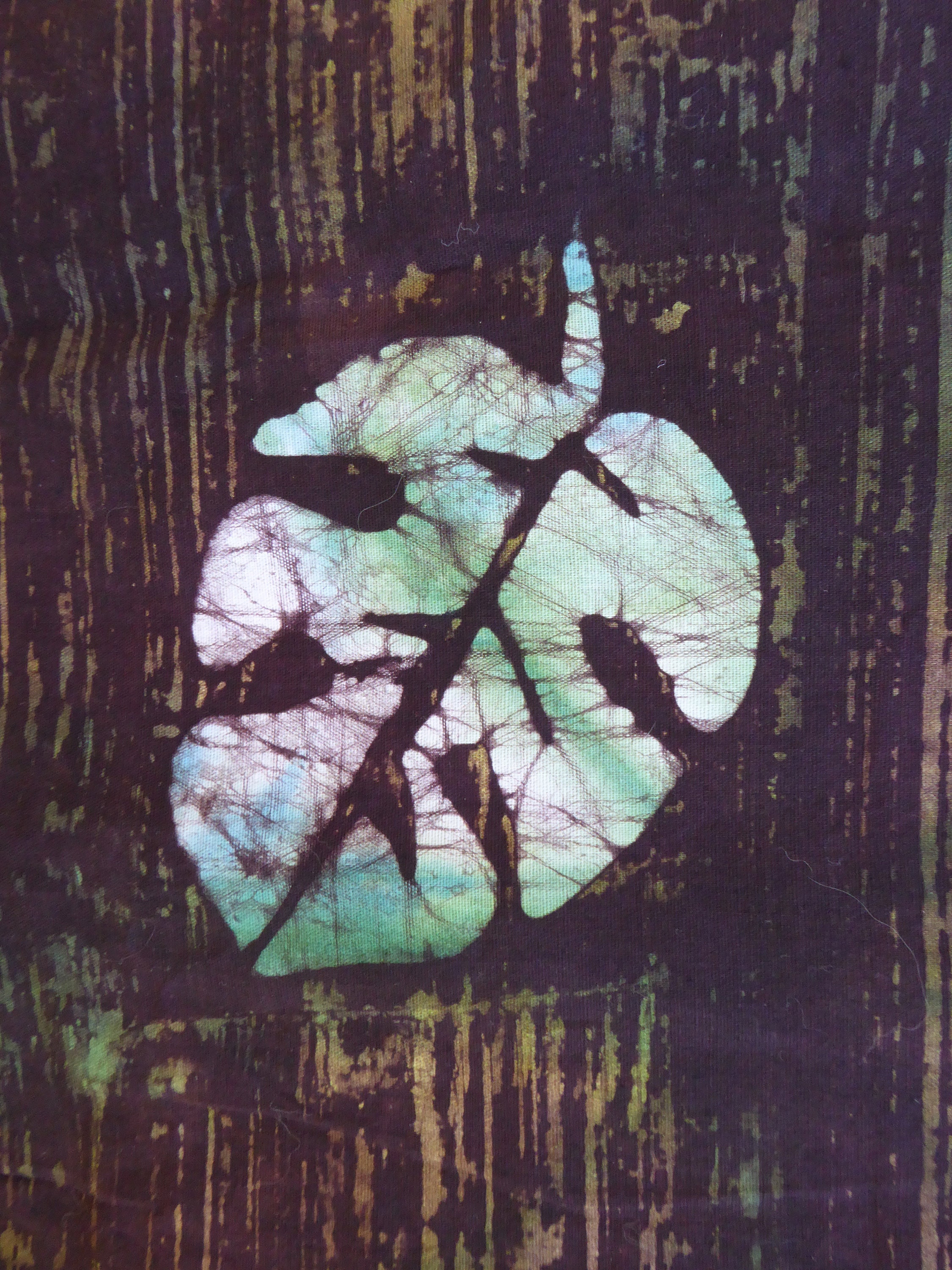 Vintage Batik Leaf Design Fabric 4.2 Yards - Etsy Canada