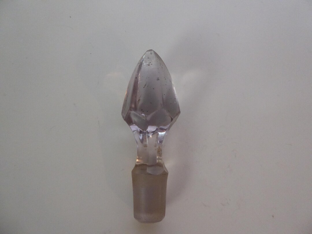 Vintage Sun Purple Glass Perfume Bottle Stopper - Etsy