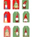 Gnome Christmas Gift Tags, Printable Gift Tags, DIY Printable Tags ...