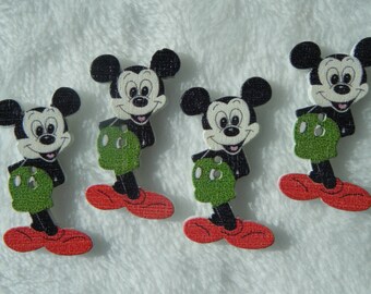 Mickey Mouse Buttons - Etsy