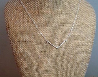 Single Chevron Necklace Bright - Etsy