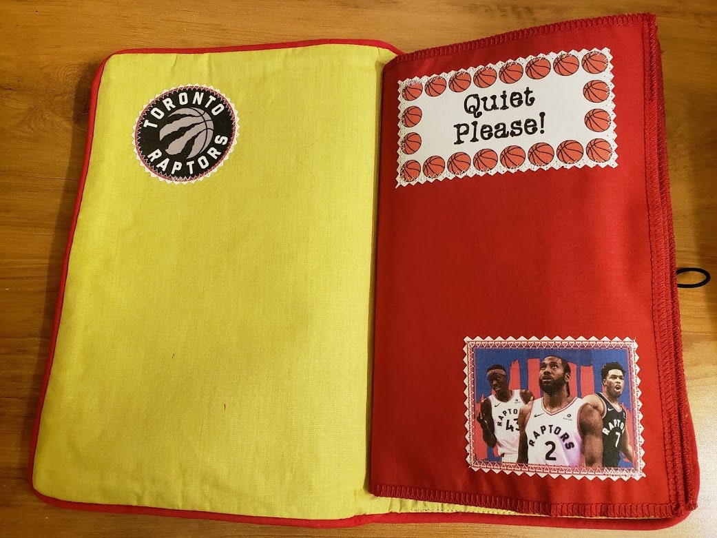 Children's Quiet Book Toronto Raptors - Etsy.de