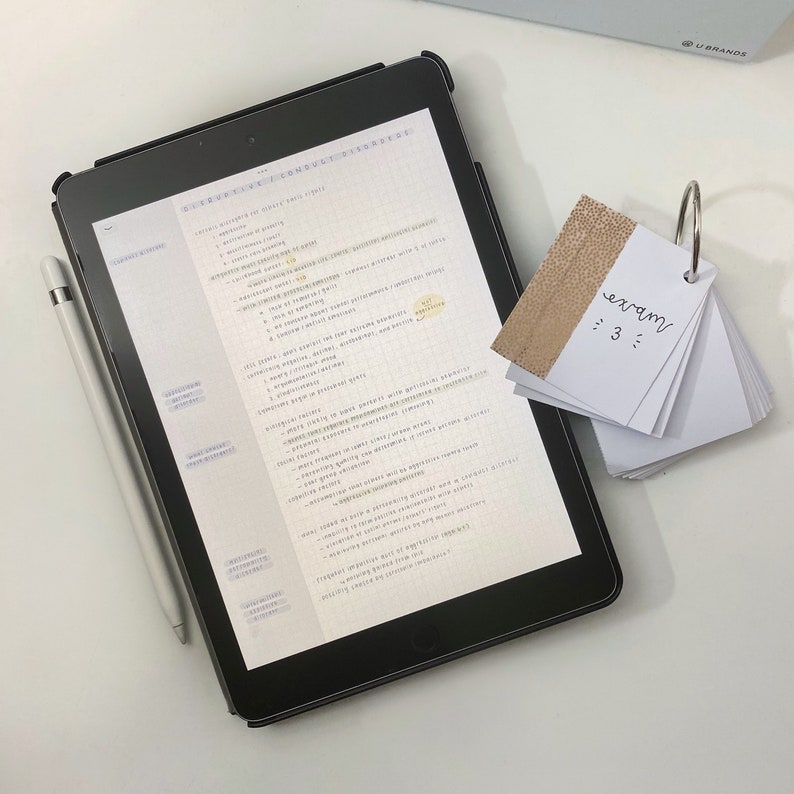 Digital Note Taking Template | Goodnotes Paper Template | 12 Digital ...