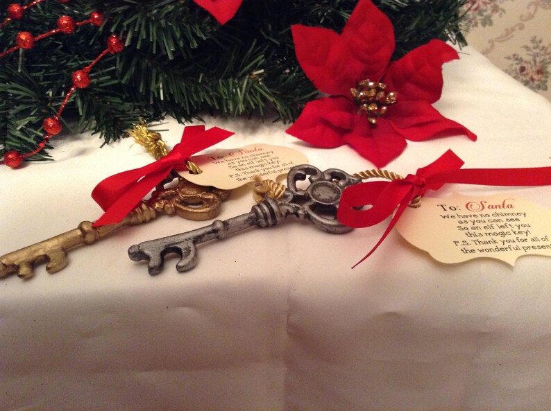Santa's Magic Key Christmas Key Believe in Christmas | Etsy
