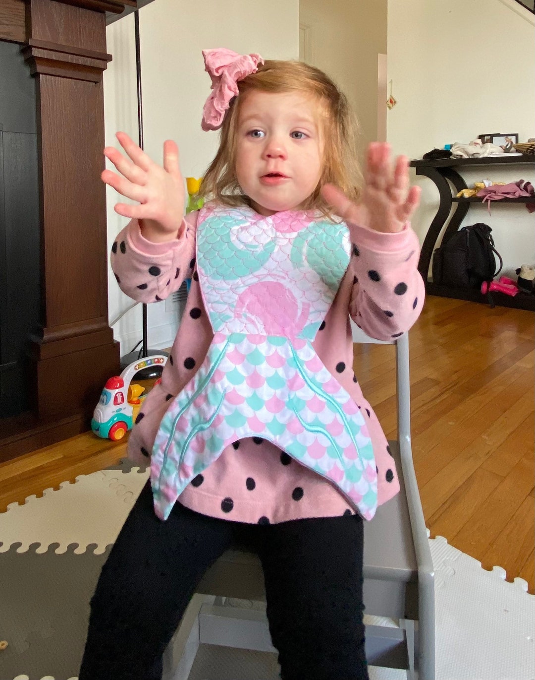 Mermaid Tail Bib, Fancy Tail Bib, Fantasy Bib, Fairy Tale Bib, Fish ...