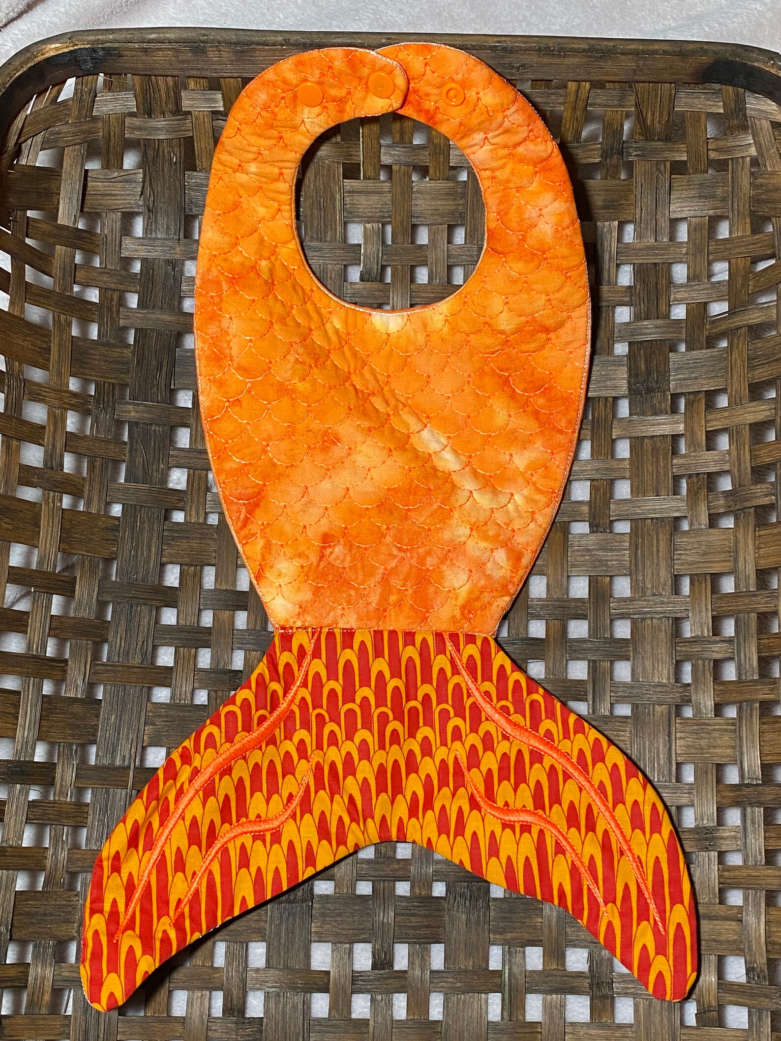 Mermaid Tail Bib, Fancy Tail Bib, Fantasy Bib, Fairy Tale Bib, Fish ...