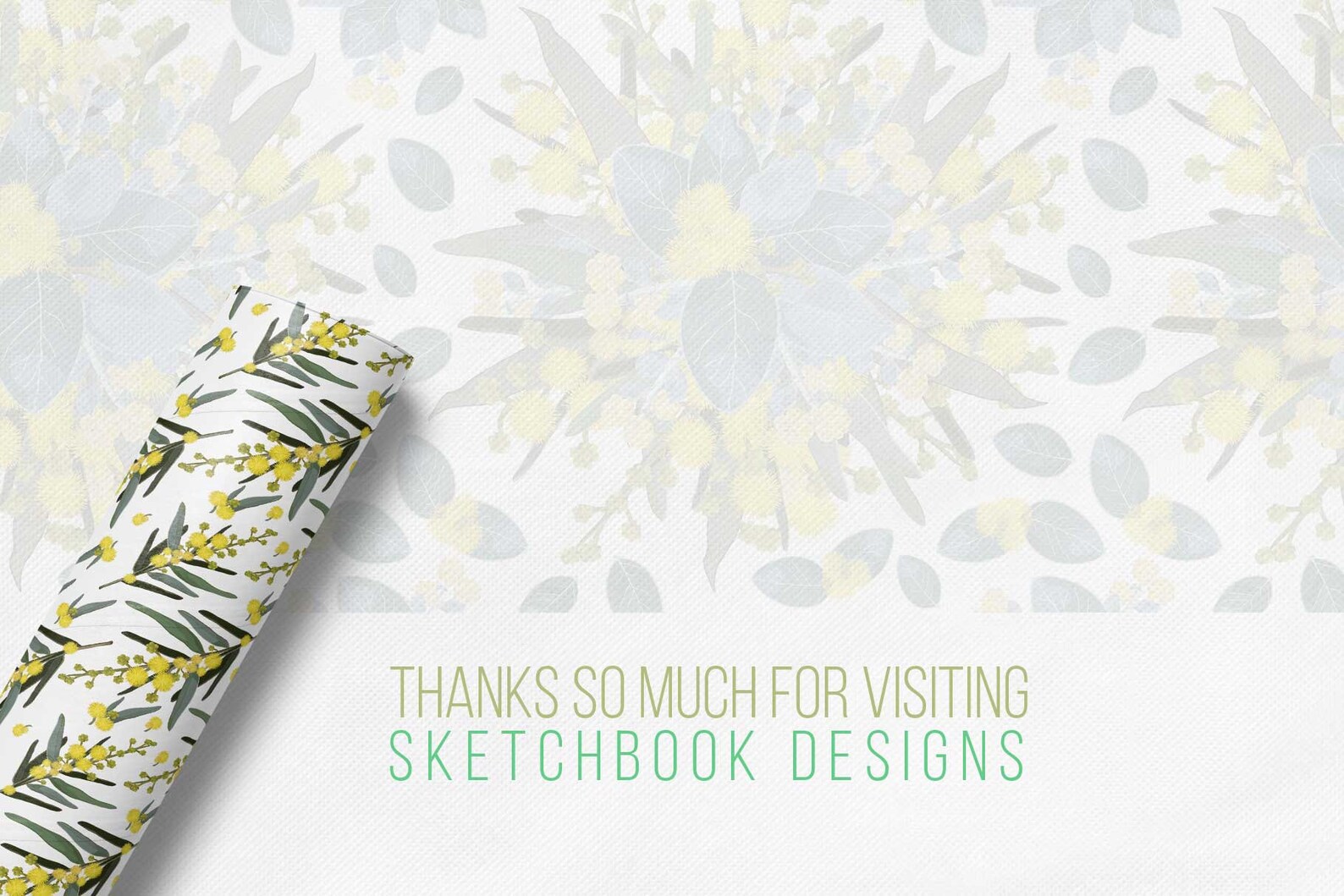 Wattle Floral Digital Seamless Patterns Paper Pack - Etsy Australia