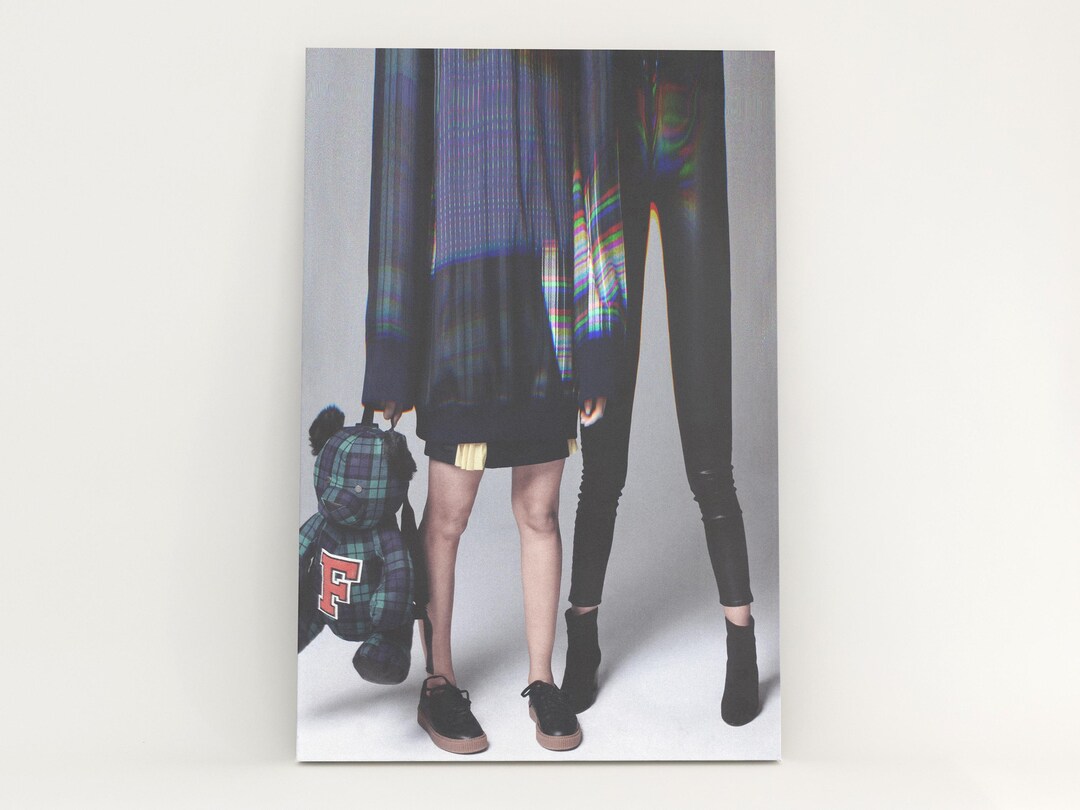 Altered Couples Portrait Fashion Photo – Tartan Plaid Teddy Bear ...