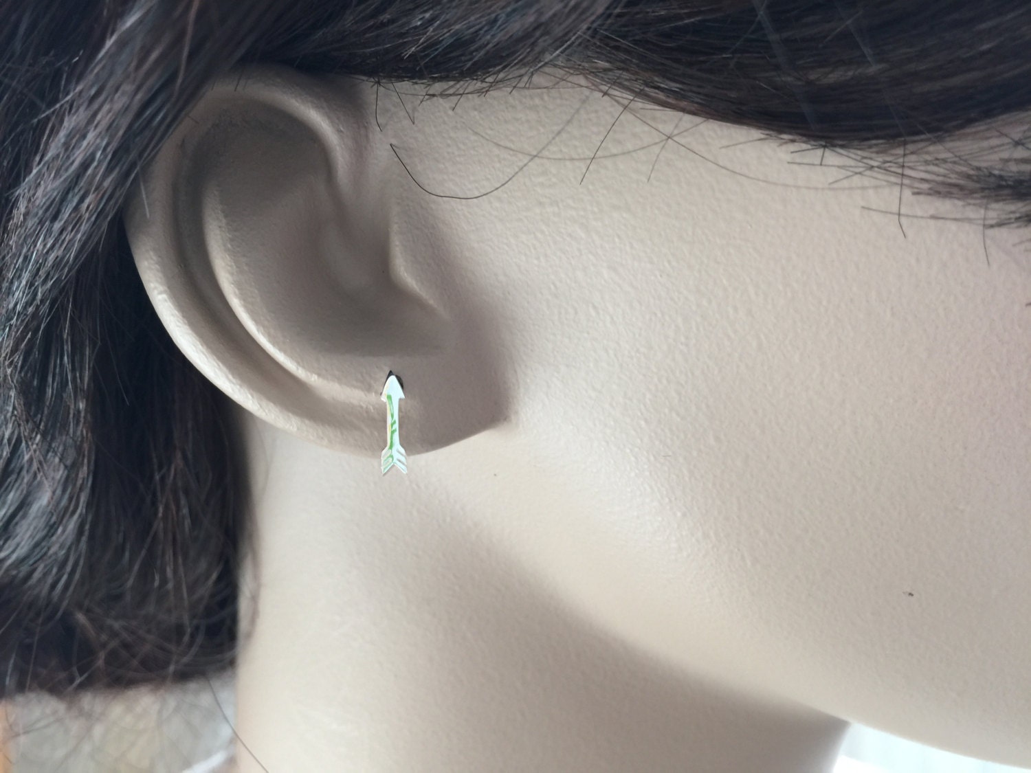 Tiny Arrows Sterling Silver Stud Earrings Arrows Ear Studs - Etsy UK