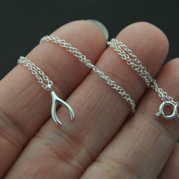 Wishbone Necklace - Etsy