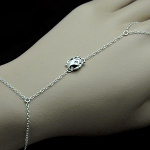 Slave Bracelet - Sterling Silver Slave Bracelet, Hand Bracelet ...