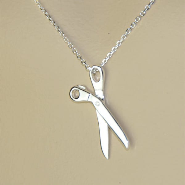 Scissor Necklace - Etsy