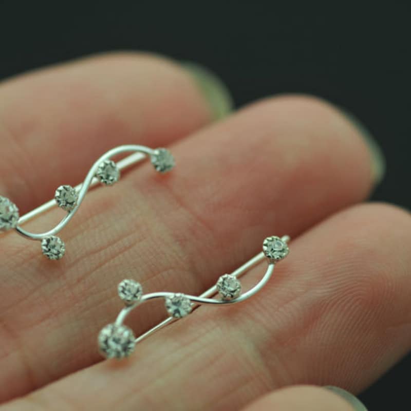 Ear Pin Earrings - Etsy