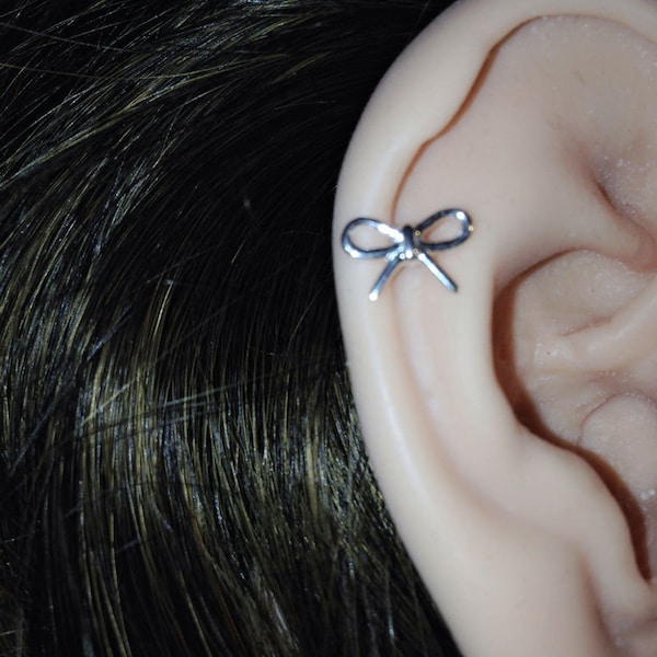 Bow Piercing - Etsy