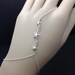 Slave Bracelet Sterling Silver Slave Bracelet, Hand Bracelet, Delicate ...