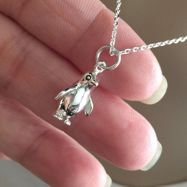 Penguin Necklace - Etsy