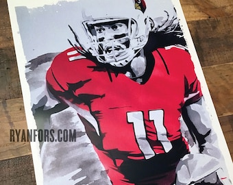 New Larry Fitzgerald Arizona Cardinals Art Print Only50 - Etsy