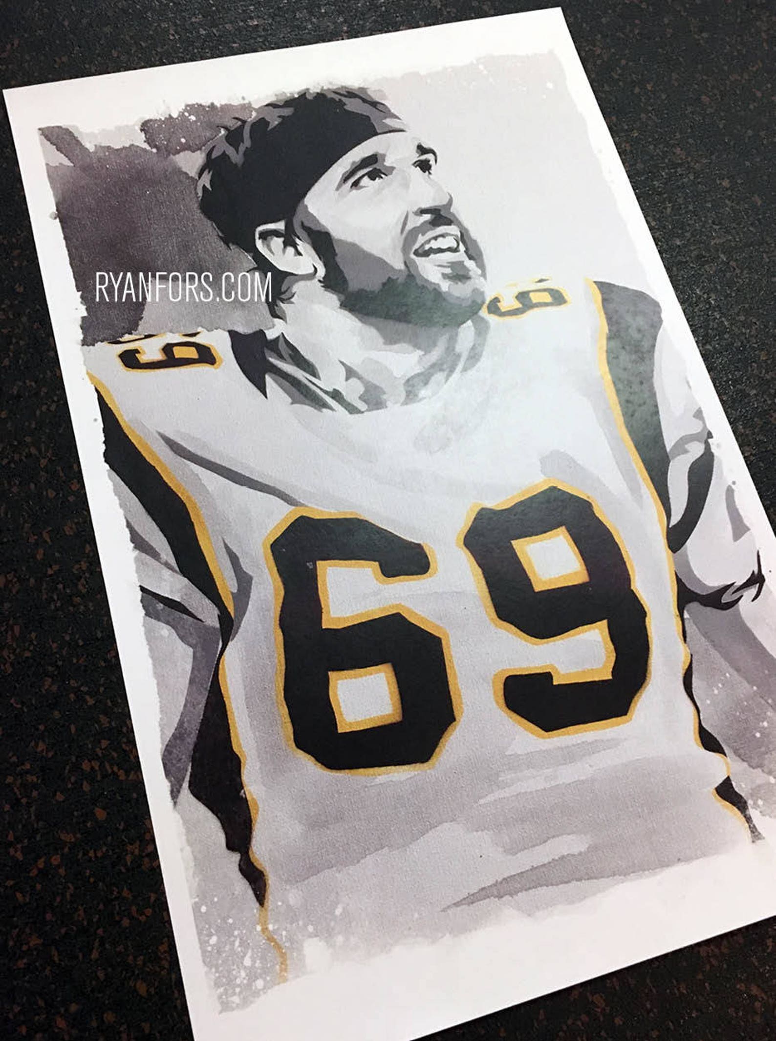 Jared Allen Minnesota Vikings - Print - Etsy